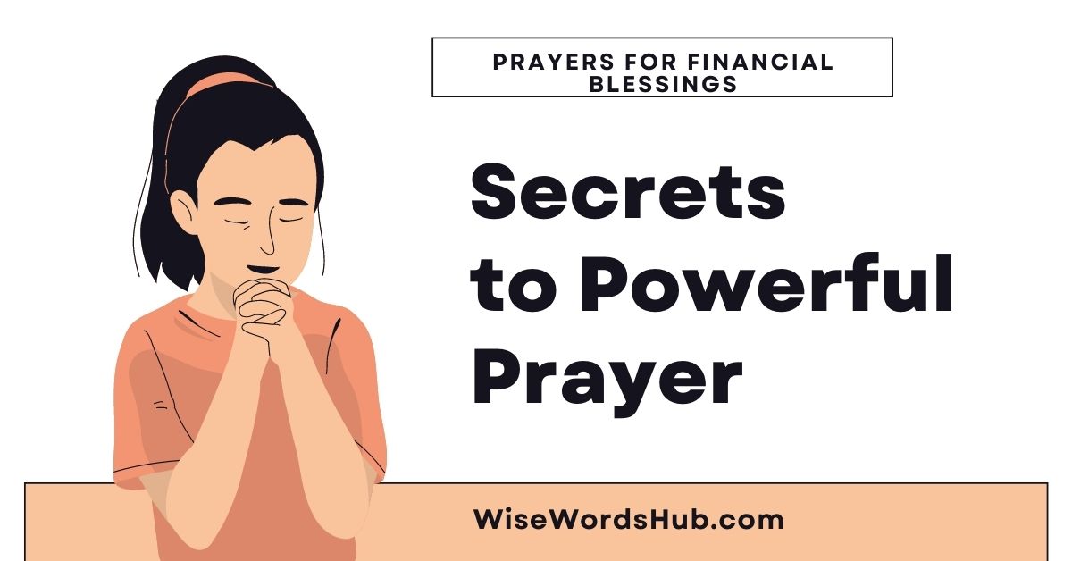 30+ Powerful Miracle Prayers For Financial Help From God